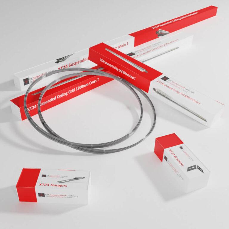 XT24 2.4m Suspended Ceiling Perimeter Angle