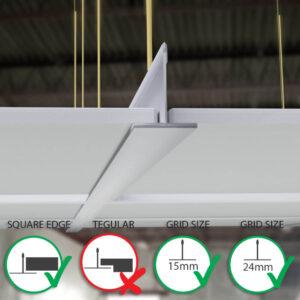 Easy Clean Ceiling Tiles - Vinyl Dano Type PVC Panel