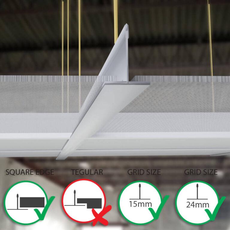 Prismatic Light Diffuser Panels - Clear Frosted Transparent Plastic
