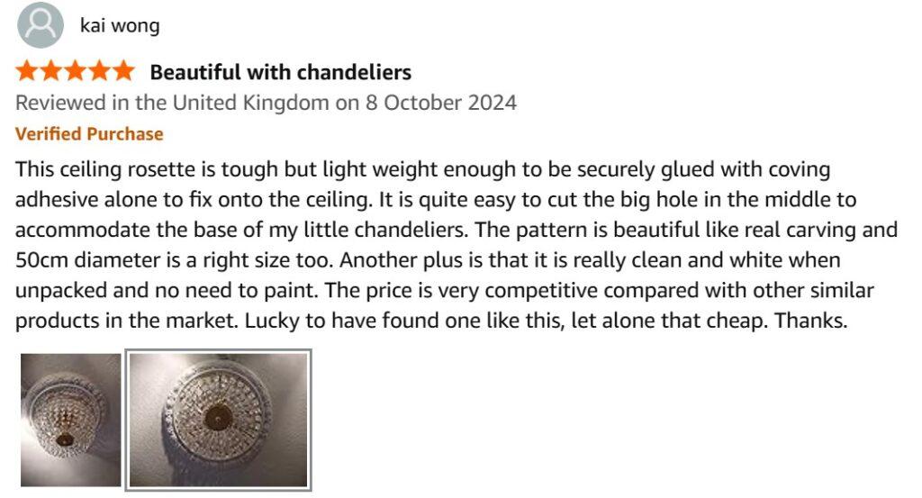 Decorative Ceiling Rose - Lavish Lotus